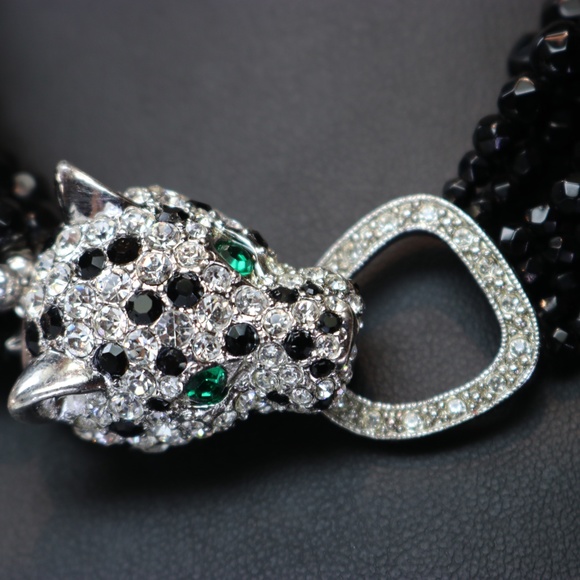 Kenneth Jay Lane | Jewelry | Vintage Kenneth Lane Bookpiece Leopard ...